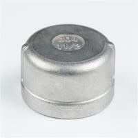 China Stainless Steel 304 316L Female BSP Malleable Cast Iron Pipe Cap 1/2 to 48 Inch for sale