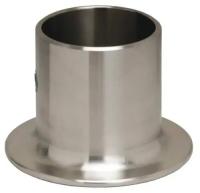 China Stainless Steel 304 316L Sanitary Weld Ferrule Stub End Pipe Fitting ASTM B16.9 for sale