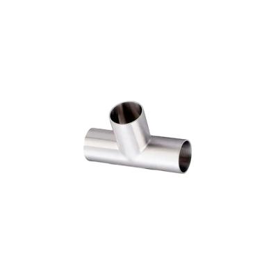 China Stainless Steel Sanitary Butt Weld Fittings Eccentric Elbow Tee 1/2-6 Inch 304 316L for sale