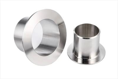 China Stainless Steel Stub Ends A403 WPS31254 ASME B16.9 Butt Weld Lap Joint Flange SCH40 SCH80 for sale
