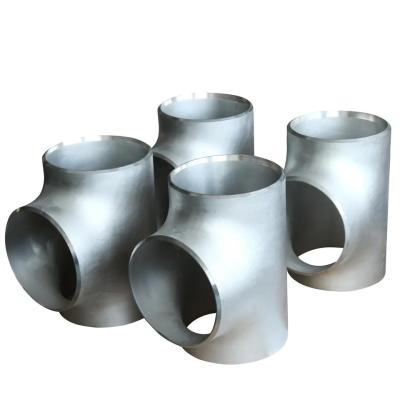 China Stainless Steel Tube Fittings Tee B16.9 Butt-Weld Ends SCH40 SCH80 DN15-DN200 for sale
