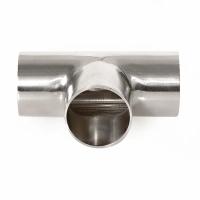 China Carbon Steel Stainless Steel Butt Welded Equal Cross Tee Pipe Fitting DN15-DN200 Seamless for sale