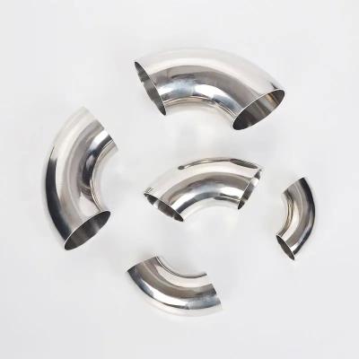 China Stainless Steel Butt Weld Elbow Male Elbow 1/4 BSP x 8mm OD Pipe Fitting DN15-DN200 for sale