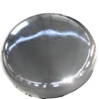 China Stainless Steel Pipe Cap Threaded Connection Custom Size Polished Finish for sale