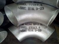 China Stainless Steel 90 Deg Elbow Pipe Fitting DN15-DN200 Butt Welding for Pipe Connection for sale