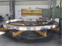 China Large Diameter Hot Rolled Forged Steel Rings 4140 4340 Up to 8000mm OD 15000kg for sale
