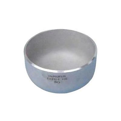 China Stainless Steel 304 304L Seamless Pipe Cap Schedule 40 Sch80 Butt-Weld Fitting DN15-DN200 for sale