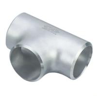 China ASME B16.9 304/316 Stainless Steel Tri Clamp Tee 1/2-40 Inch Three Way Pipe Fitting for sale