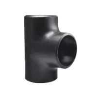 China TOBO ANSI B16.9 Carbon Steel Sch40 Equal Tee Butt Welding Pipe Fitting DN15-DN200 for sale
