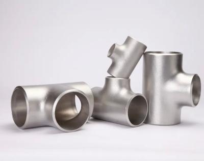 China Carbon Steel Cushion Tee Seamless 1/2-4 Inch ASME B16.9 MSS SP-75 WPH Y-56 for sale