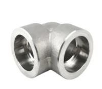 China Stainless Steel Forged 90 Degree Socket-Weld Elbow LR SR Radius ANSI B16.11 1/2-36 Inch for sale