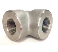 China Stainless Steel Forged 90 Degree Threaded Elbow 304 316L 1/2 to 36 Inch ANSI B16.9 for sale