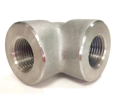 China Stainless Steel Forged 90 Degree Threaded Elbow 304 316L 1/2 to 36 Inch ANSI B16.9 for sale