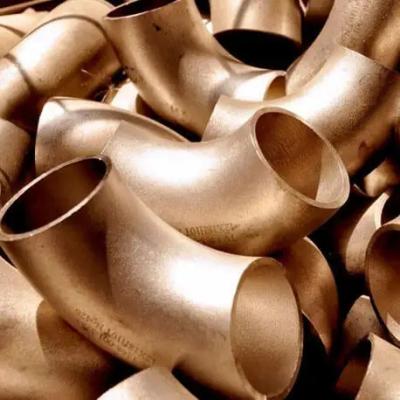 China C70600 CuNi 9010 Copper Nickel Butt Welding 90 Degree Long Radius Elbow 1/2-16 Inch for sale