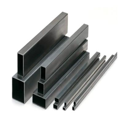 China Galvanized ERW Rectangular Steel Pipe 25x50mm Pre Hollow Section Mild Carbon Steel Tube for sale