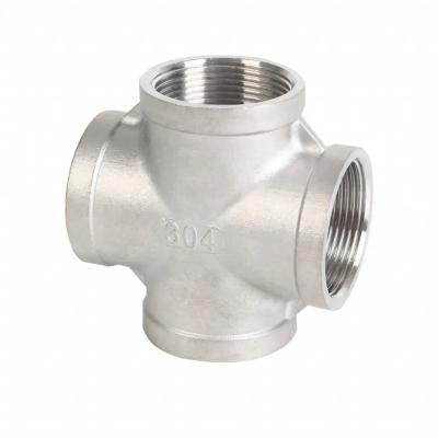 China Stainless Steel Equal Tee Sch40 DN15-DN200 Seamless Pipe Fitting for Water for sale