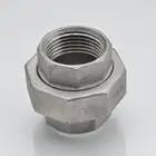 China Custom Threaded Union High Pressure Stainless Steel Fittings SS304 SS316 ASTM for sale