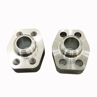China 316L Stainless Steel SAE Flange Counter Weld Flange ISO 6161 ISO 6162 Hydraulic Flange 2 Inch for sale