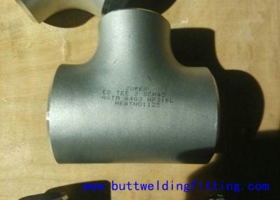 China ASME B16.9 Carbon Steel Stainless Steel Reducing Tee 1 inch to 48 inch SCH10 XXS for sale