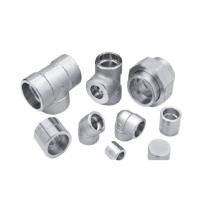 China Stainless Steel Tee 3000 Psi Threaded End High Tensile Strength Pipe Fitting for sale