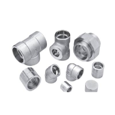 China Stainless Steel Tee 3000 Psi Threaded End High Tensile Strength Pipe Fitting for sale