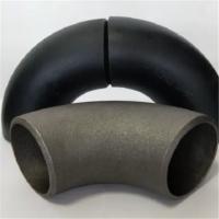 China Seamless Carbon Steel 90 Degree Elbow DN15-DN200 Butt Weld Pipe Fitting Black Paint for sale