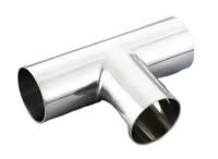 China Stainless Steel Reducing Tee 90 Degree Elbow Reducer Exhaust Pipe Fitting 304 316L DN15-DN200 for sale