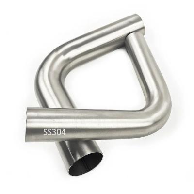 China 1.5 Inch 90 Degree Mandrel Bend Stainless Steel Elbow DN15-DN200 for Exhaust Pipe Handrail for sale