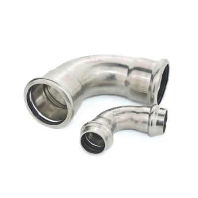 China TOBO ASTM A403 45 Degree Elbow Stainless Steel Pipe Fitting 9 Inch Metal Tube Quick Connector for sale