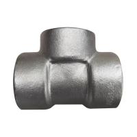 China Forged Carbon Steel Stainless Steel Socket Welding Tee 3000Lbs 6000Lbs 9000Lbs DN15 to DN200 for sale