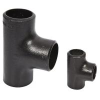 China Carbon Steel Seamless Butt Welding Equal Tee Sch40 1/2-42 Inch API 5L X42 X65 X70 for sale