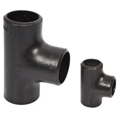 China Carbon Steel Seamless Butt Welding Equal Tee Sch40 1/2-42 Inch API 5L X42 X65 X70 for sale