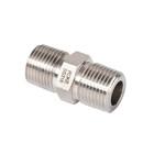China Stainless Steel Forged Hex Nipple Pipe Fittings NPT BSPT Male Thread 1/16-2 Inch 6000psi for sale