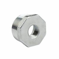 China Super Austenitic Stainless Steel B677 Threaded Forged Pipe Reducer Bushing 3000LBS 1/2 inch for sale