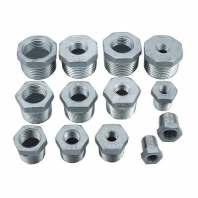 China Low Alloy A234 Threaded Bushing Forged Pipe Fitting Reducer Steel 3000LBS 1/2 Inch for sale