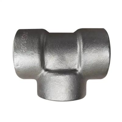China Nickel Alloy B366 WPNIC10 Incoloy 800H Socket Welding Tee SCH40 1-24 Inch High Pressure for sale