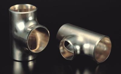 China Super Austenitic Stainless A403 WP904L Equal Tee Pipe Fitting 1-20 Inch SCH20 SCH40 SCH120 for sale