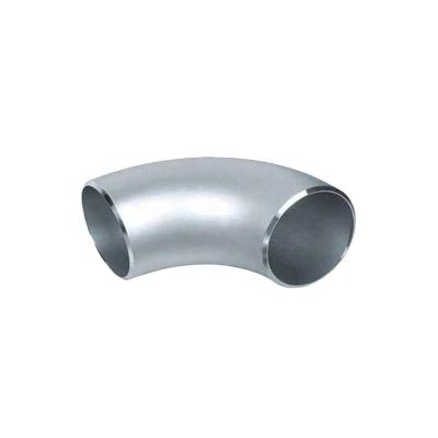 China Stainless Steel Butt Welding Long Radius Seamless Elbow Pipe Fitting ANSI B16.9 SCH60 90 Degree for sale