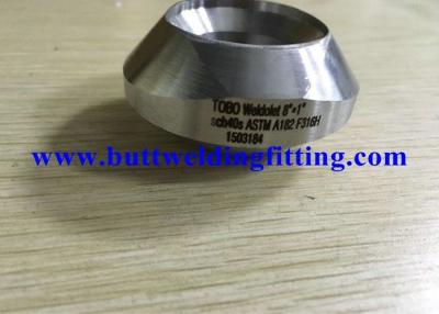China ASTM A182 F316H Stainless Steel Weldolet SCH 40S Forged Pipe Fitting 8 x 1 Inch for sale
