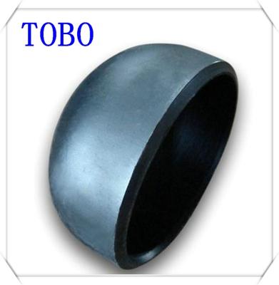 China TOBO Carbon Steel Pipe Cap Sch 40 Butt Welding Fitting 1/2 to 68 Inch for sale