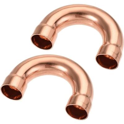 China Copper Nickel 70/30 180 Degree Elbow Pipe Fitting NPS 2-10 DN6-100 2000-3000 LB Deep Drawn for sale
