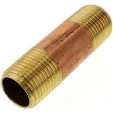 China Copper Nickel 70/30 Swage Nipple DN8-DN300 NPS 2-1/2-12 SCH10-SCH80 Brass Fitting for sale