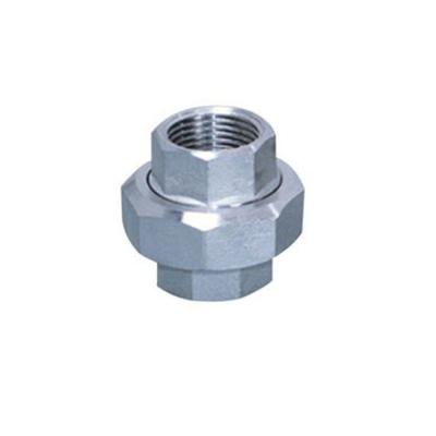 China Butt Welded Pipe Fittings Female Threaded Unfixed Hexagon Union 3000Lb 1/8-6 Inch for sale