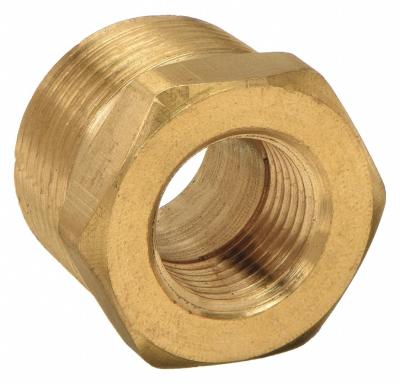 China Brass Hex Head Bushing 4 Inch DN100 Threaded Forged Pipe Fitting Class 3000 for sale