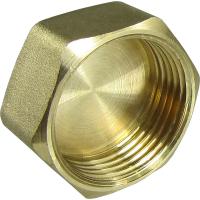 China Brass Weld Tube Cap End Cap Hex THD Cap 1/8 3000psi Dn6 SCH160 Butt Welding Pipe Fitting for sale