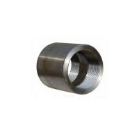 China DN15 DIN 2986 Forged Pipe Fittings Stainless Steel NPT Threaded Half Coupling ASME B16.11 3000Lbs for sale