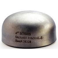 China Seamless Copper Nickel 90/10 Butt Weld Cap Fitting 10mm to 400mm OD for sale
