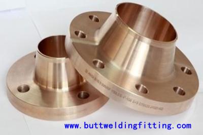 China Flat Face Copper Weld Neck Flange PN10 CuNi 90/10 EEMUA145 ANSI B16.5 48 Inch for sale