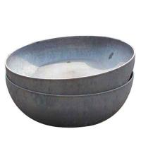 China Stainless Steel Pressed Threaded End Cap 25mm Tube Pipe Cover Round Fittings for sale
