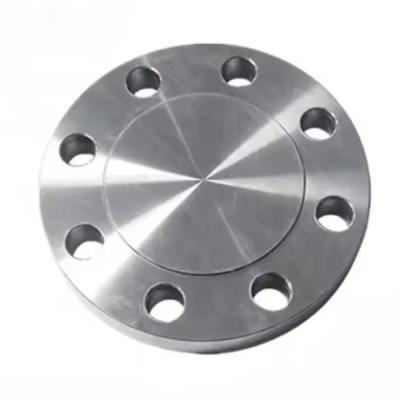 China Forged Duplex Stainless Steel Flange 2205 S32760 Titanium GR1 GR2 Blind Flat Flange DN40-DN3000 for sale
